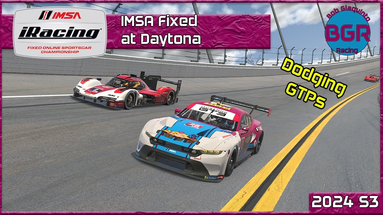 IMSA Fixed at Daytona - iRacing Mustang GT3 - YouTube