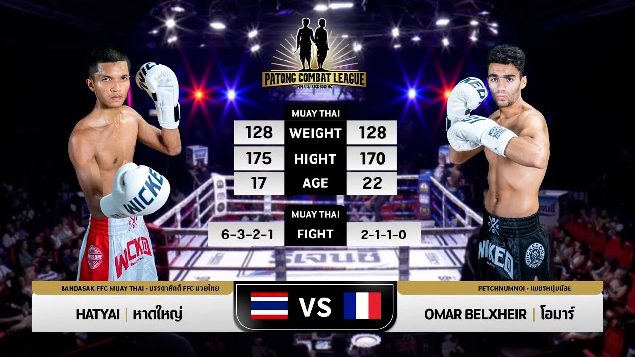 HATYAI VS OMAR (PATONG COMBAT LEAGUE MMA & KICK BOXING 9 FEBRUARY 2025 ...