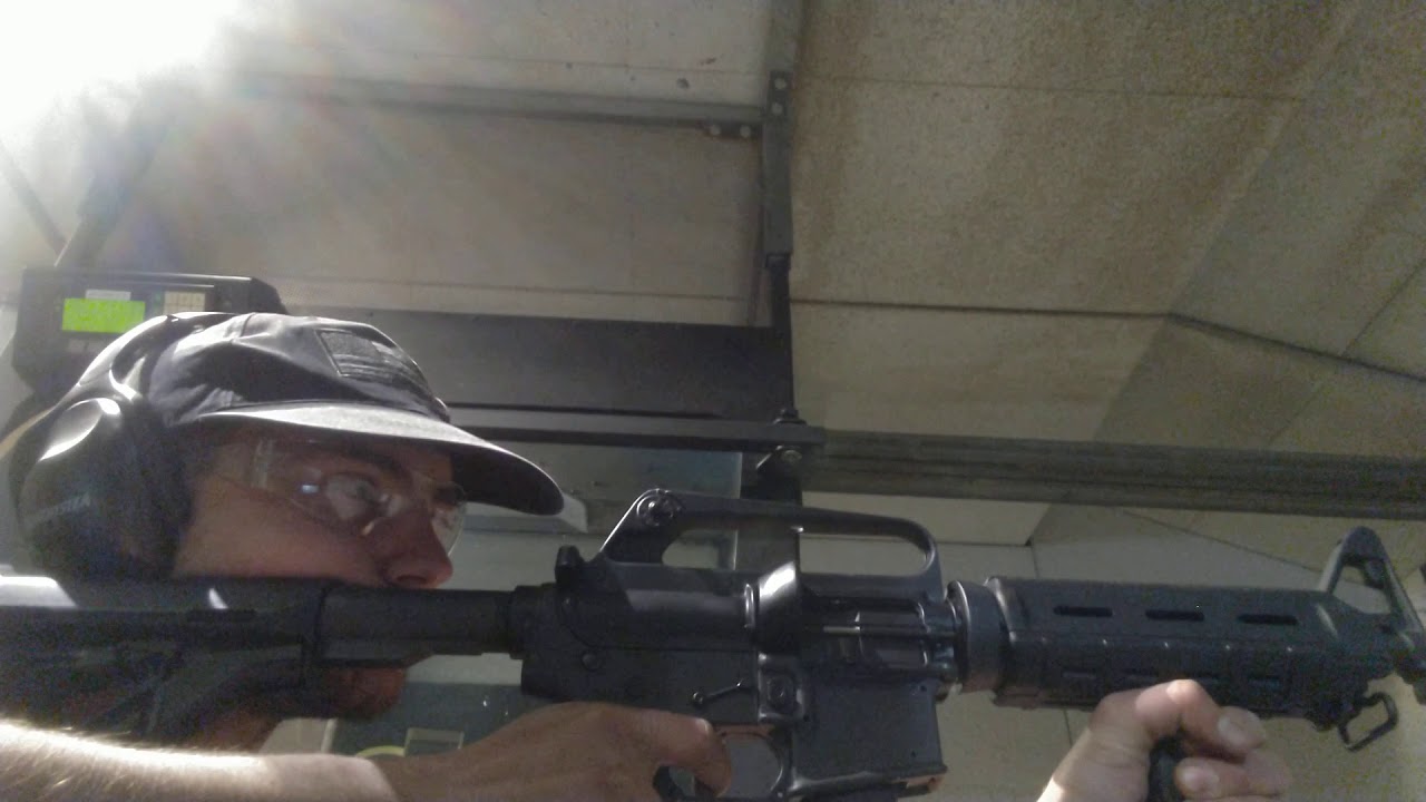 Full auto 9mm AR - YouTube