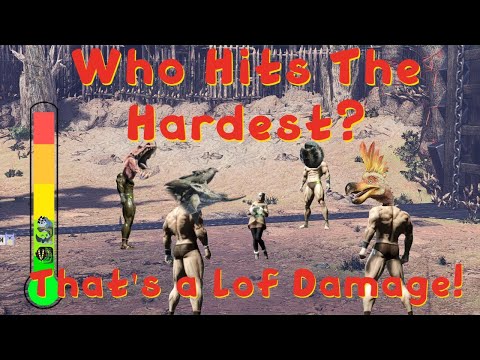 Iceborne Damage Olympics - Tier 1 Edition (Who has the most powerful ATTACK?)