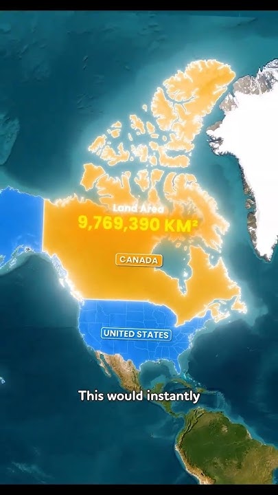 "What If Canada Became the 51st State of USA? 🇺🇸🇨🇦 #Shorts" - YouTube