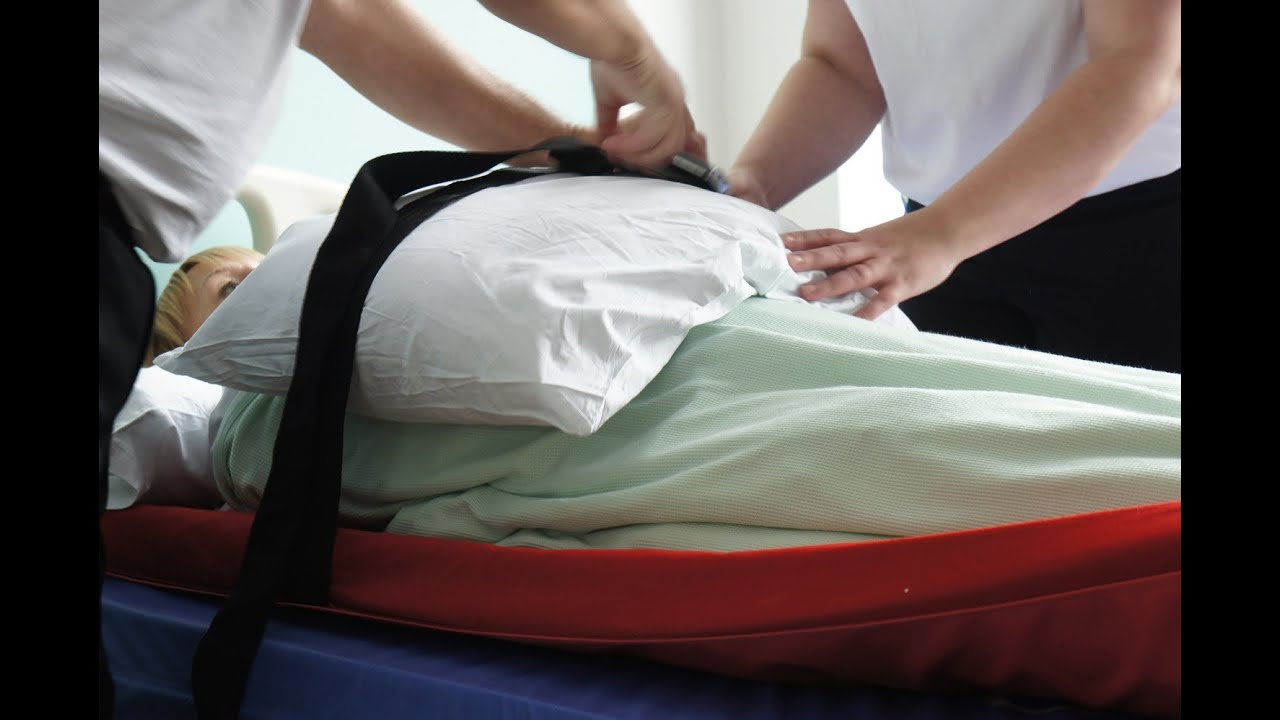 Hospital Aids Ski Pad Evacuation Mat - YouTube