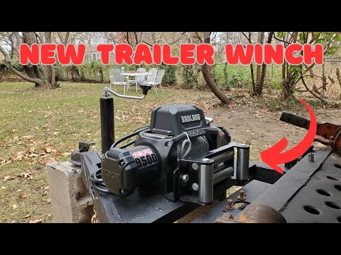How to Install a TRAILER WINCH!! - YouTube