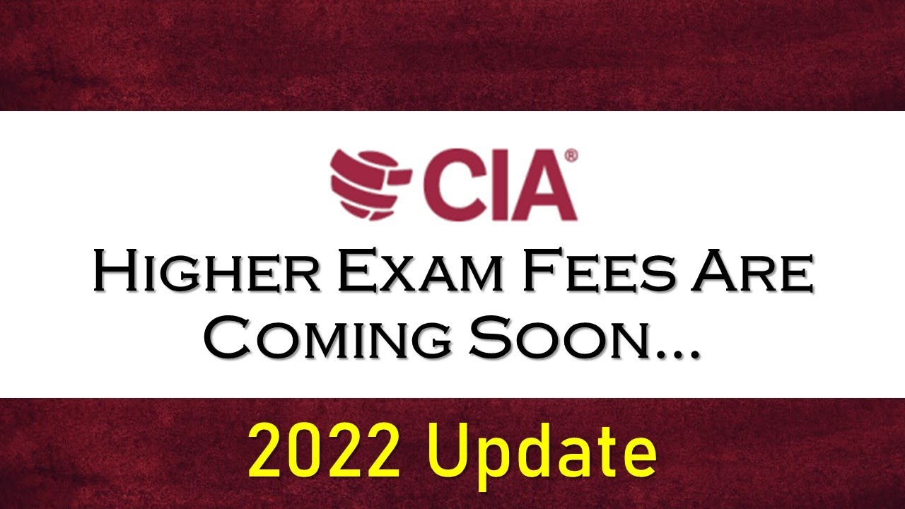 The CIA Exam: How Much Does It Cost? (Certified Internal Auditor) - YouTube