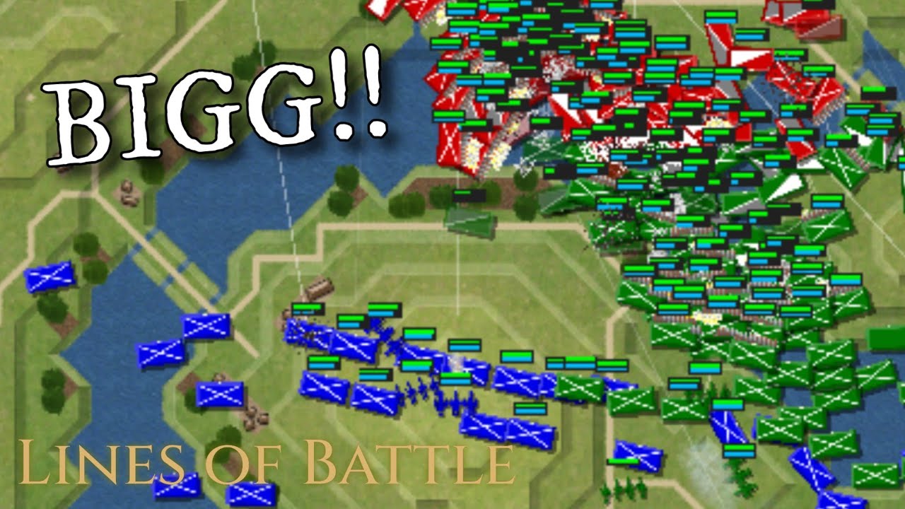 BIG LINE BATTLE | Lines of Battle Gameplay - YouTube