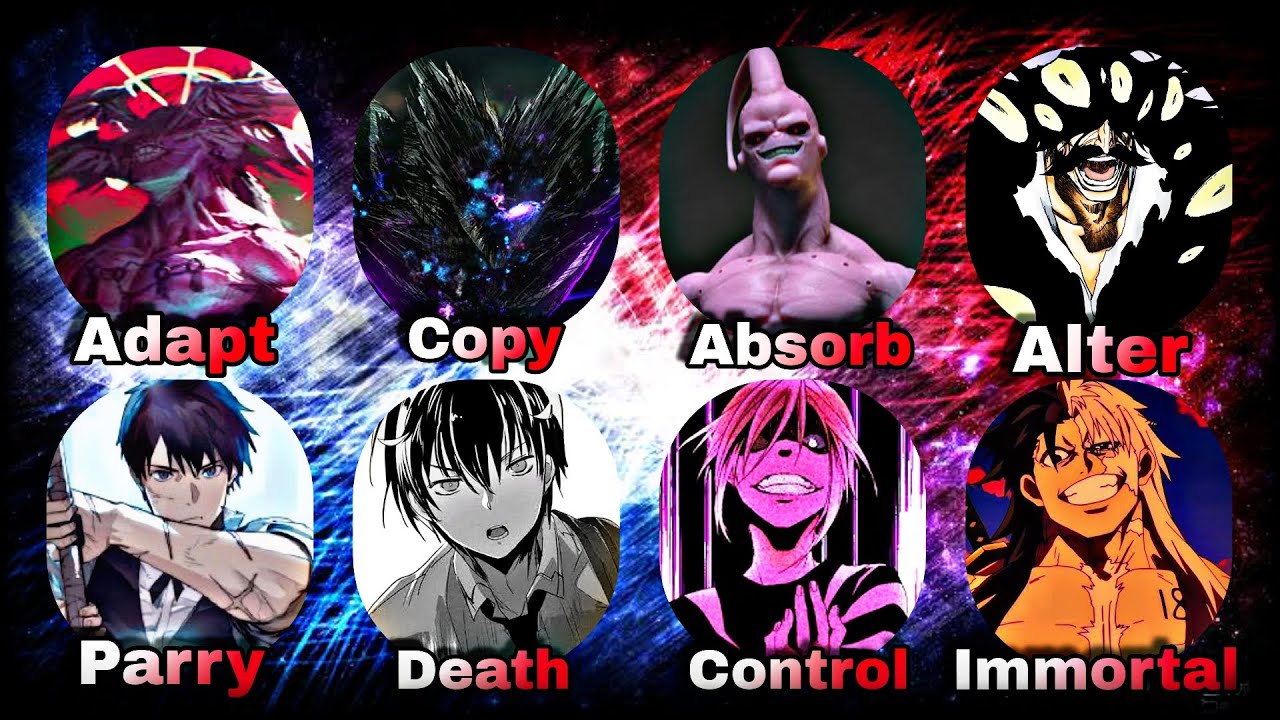 Ranking Every Overpowered Ability in anime in 6 minutes - YouTube