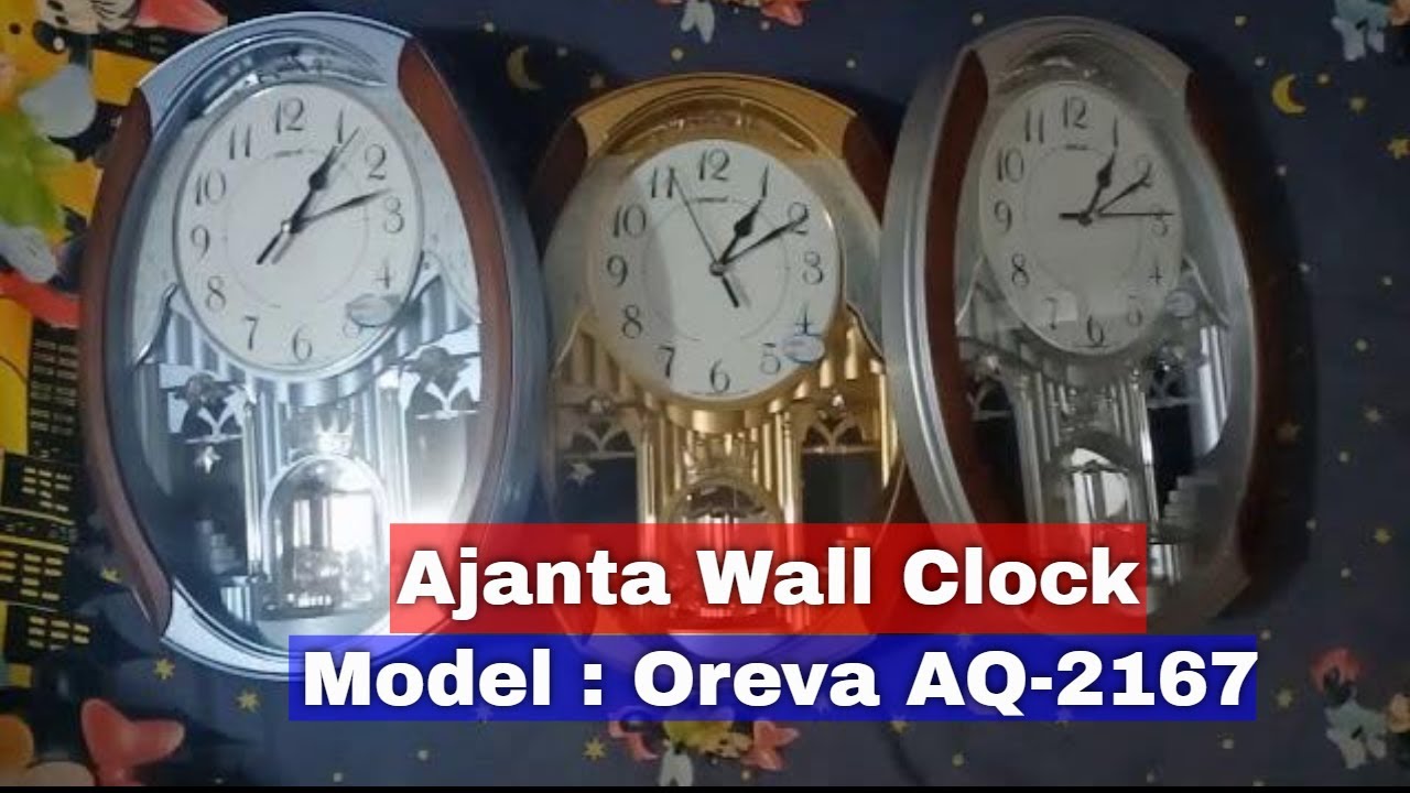 Oreva AQ-2167 Ajanta Wall Clock and Quick Unboxing - YouTube