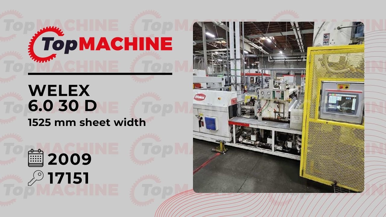 WELEX 6.0 30 D Sheet extrusion line - YouTube