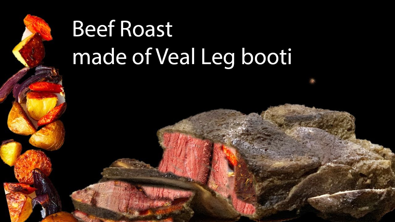 Beef Roast made of Veal Leg Cut by Food Horizon - YouTube