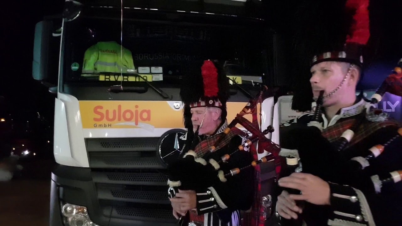 Pipe Band ,20Jahre Suloja GmbH, Oktoberfest in Mönchengladbach - YouTube
