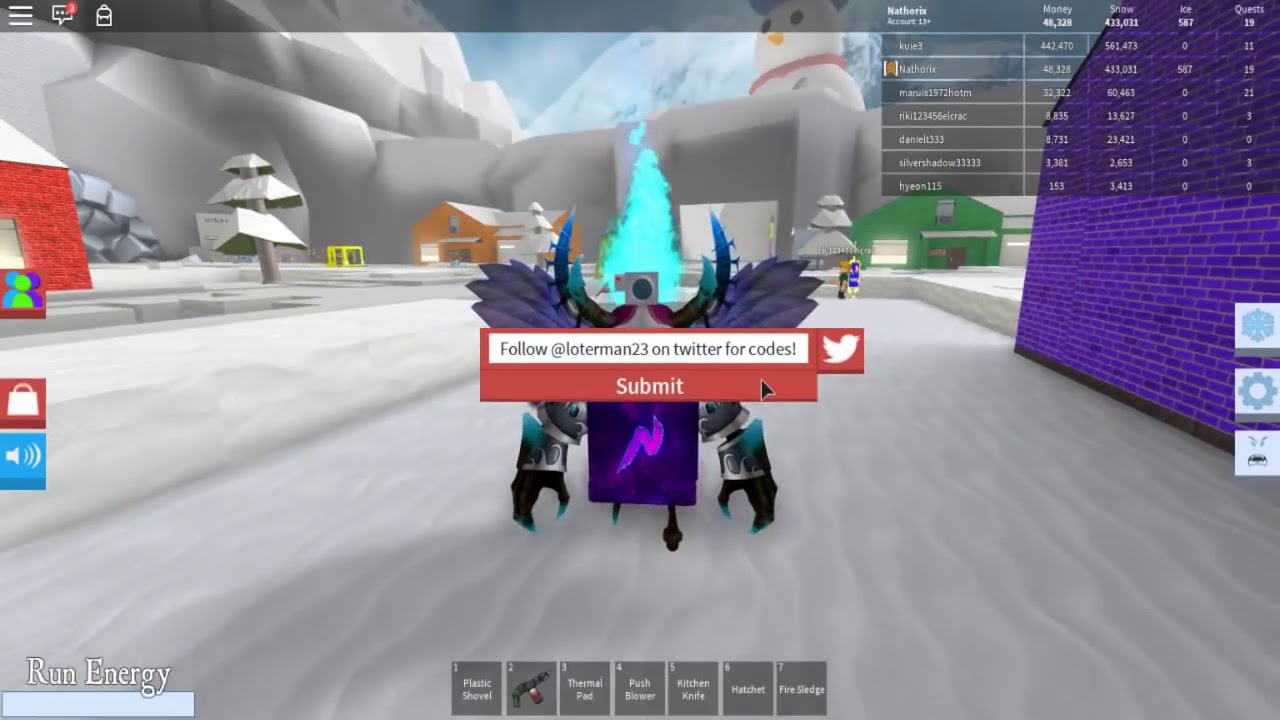 Roblox - Snow Shoveling Simulator - Free 10,000 Cash Code-GZE3DT27OM0 ...