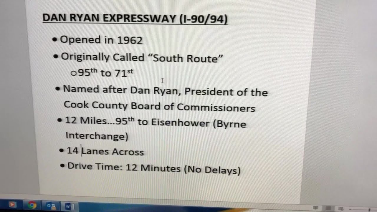 History Of The Dan Ryan. - YouTube