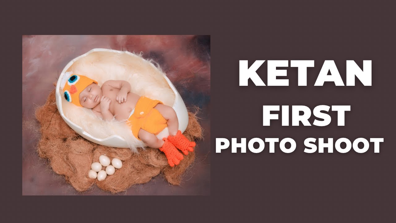 Ketan first photoshoot || New born baby photoshoot in ongole || cost ...