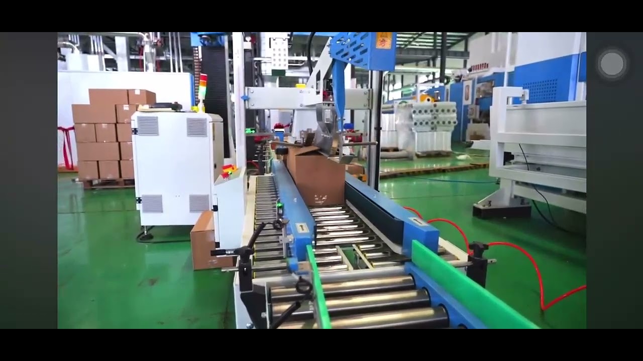 cling film/roll film wrap packaging machine#film filling machine#carton ...