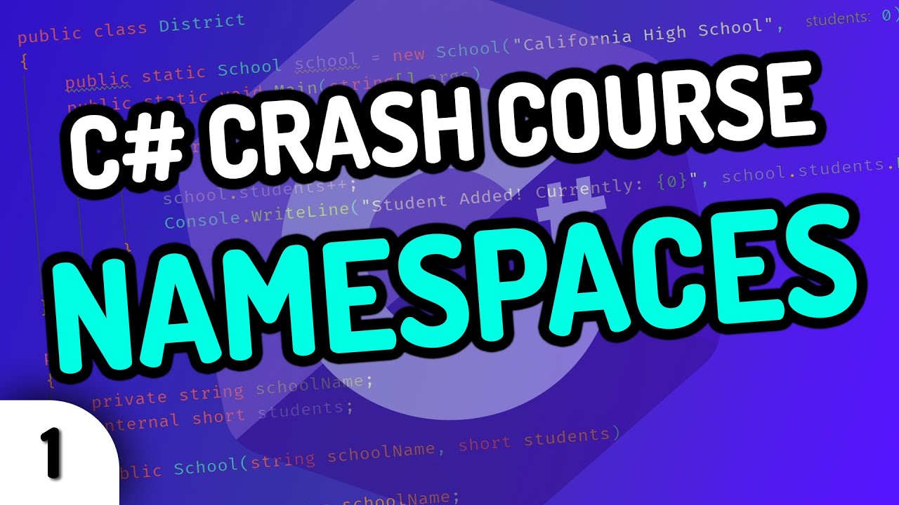 Namespaces C Crash Course Ep1 Youtube