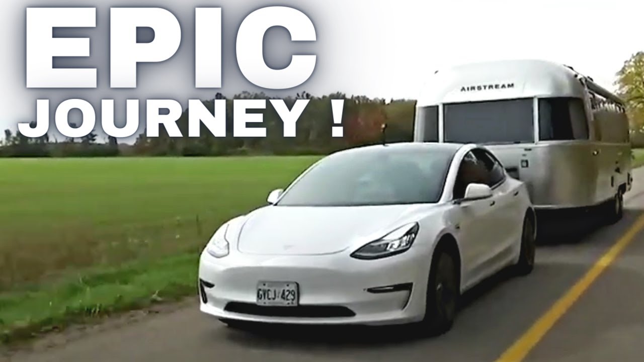 Tesla Model 3 Caravan Adventure: Challenging Perceptions of EVs - YouTube