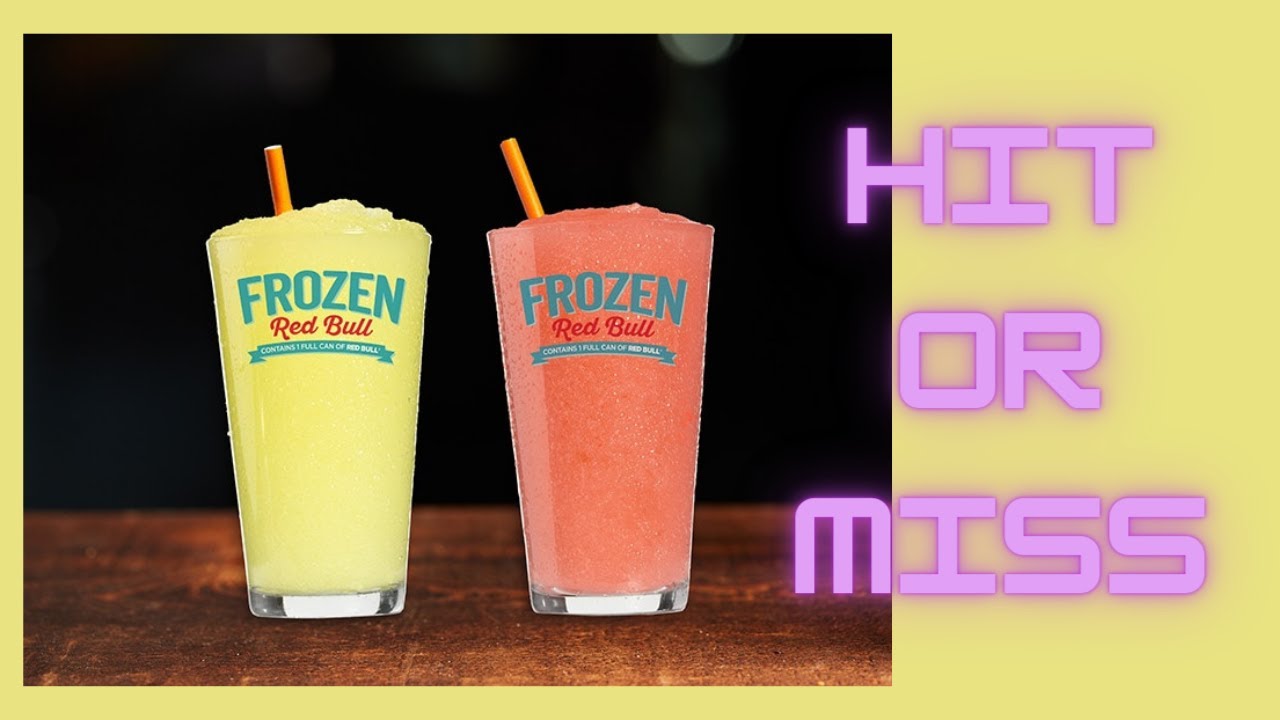 FOOD REVIEW || Harvey's Red Bull Peach Slush - YouTube