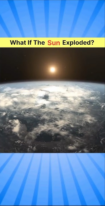 If the Sun Exploded, What Would Happen to Our Planet? 😳🌤️ #factsintelugu #threeightexplains ...