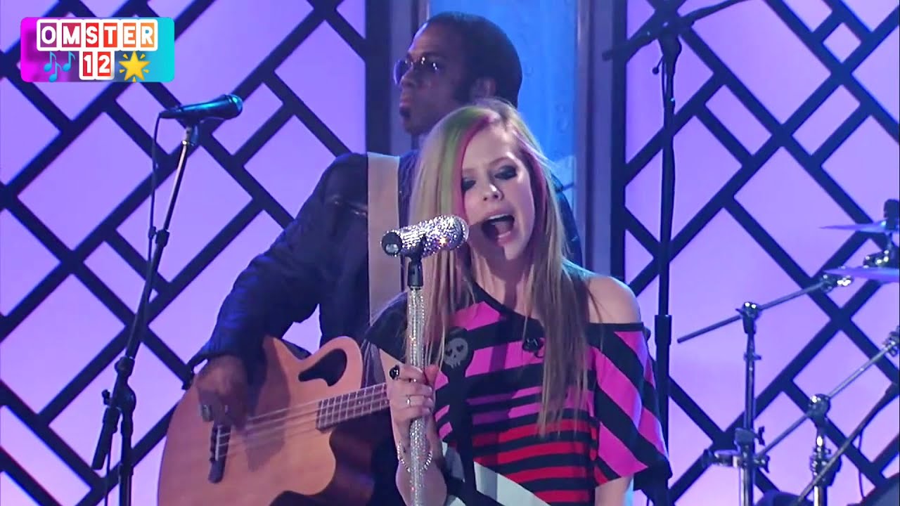 Avril Lavigne - Push (Remastered) Live Tv Show JMMKMML 2011 HD - YouTube