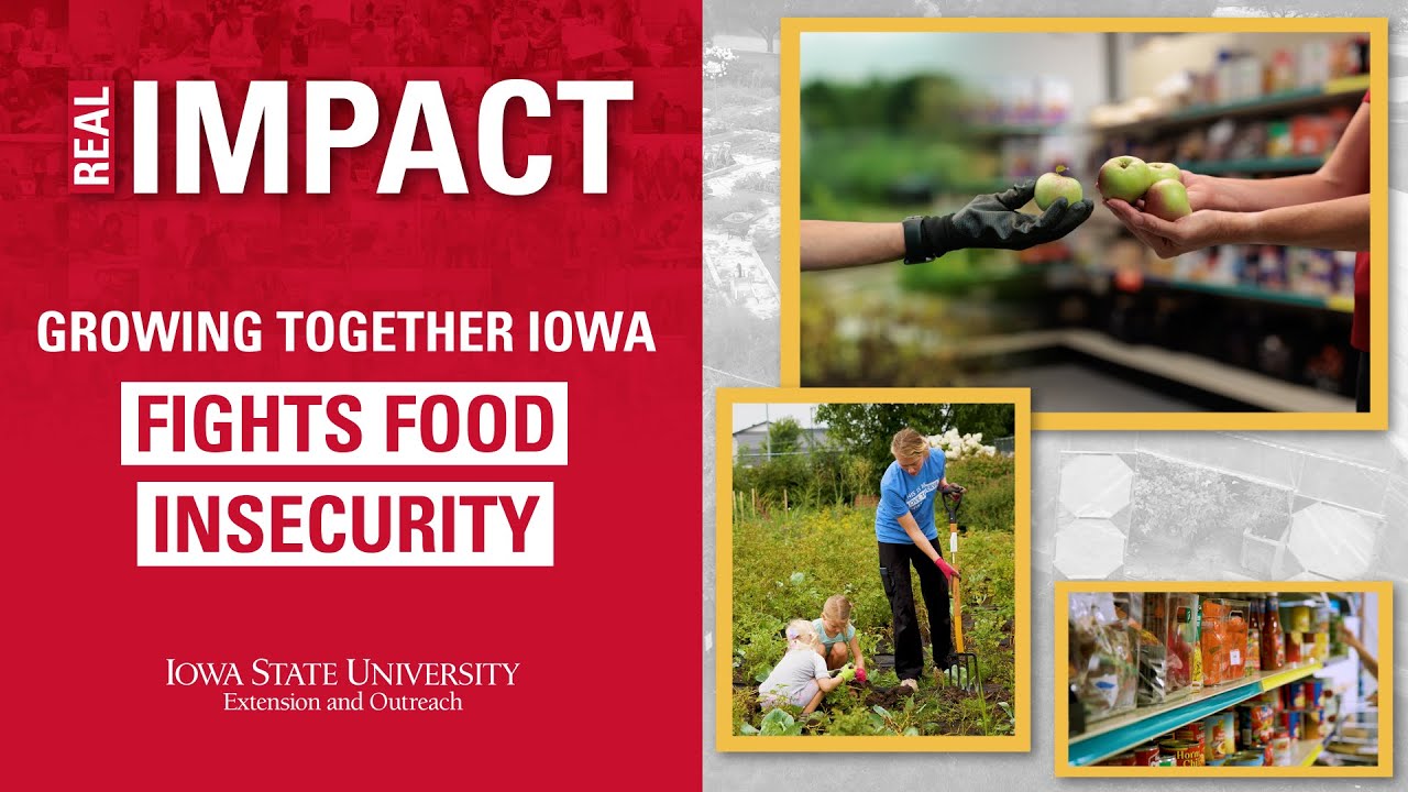 Growing Together Iowa Fights Food Insecurity - YouTube