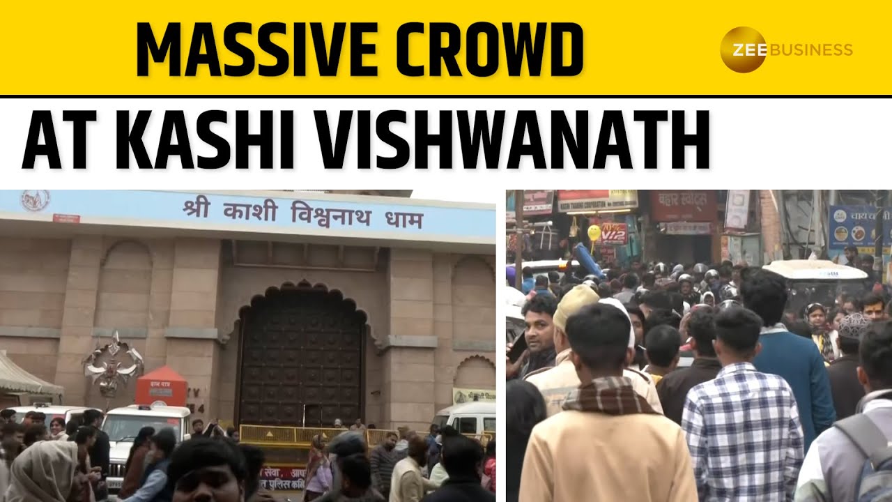 Huge influx of tourists in Varanasi ahead New Year, massive crowd at ...