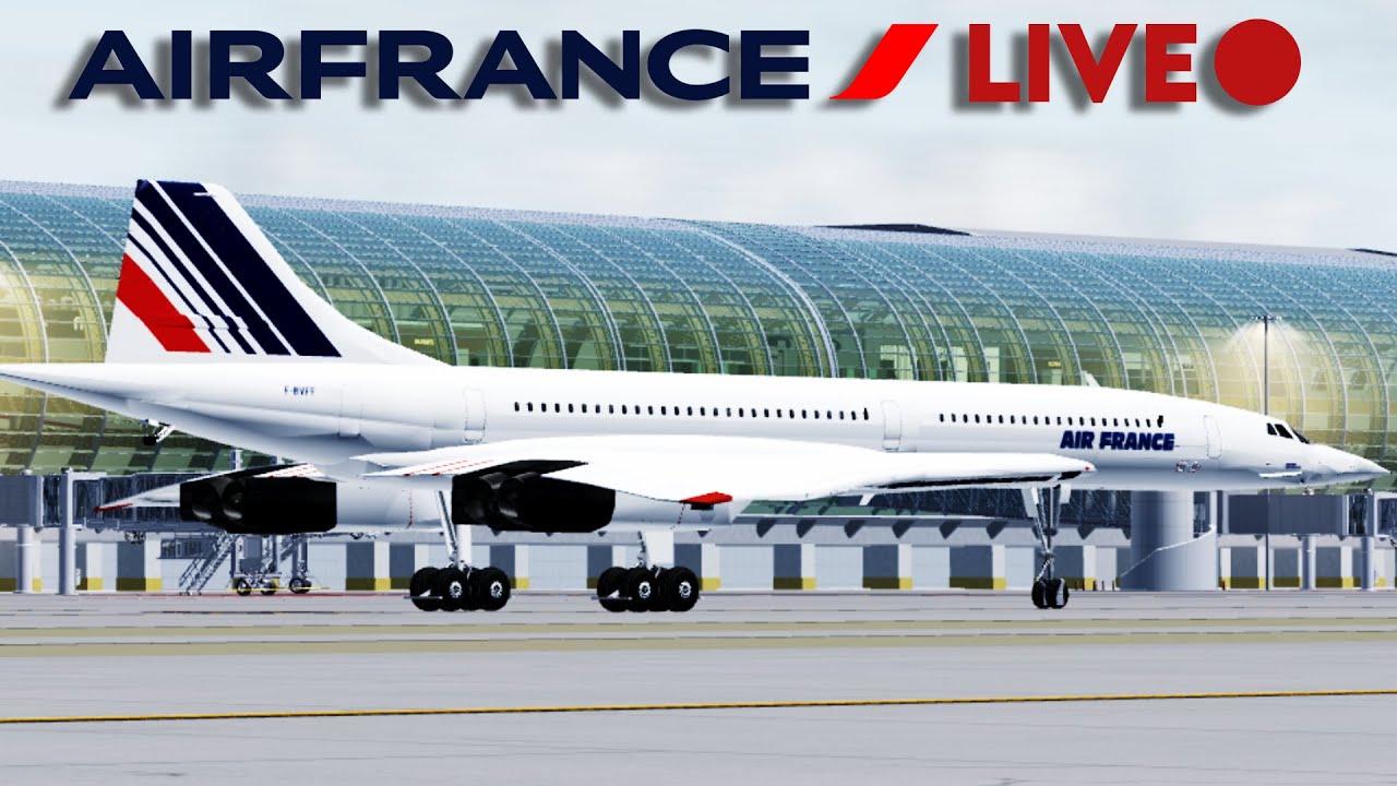 🔴 AIRFRANCE CONCORDE INAUGURAL ON ROBLOX - YouTube