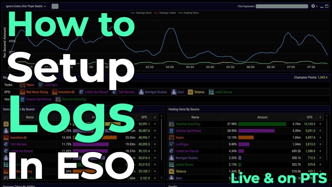 Setting Up Encounter Logs: For Live and PTS - YouTube