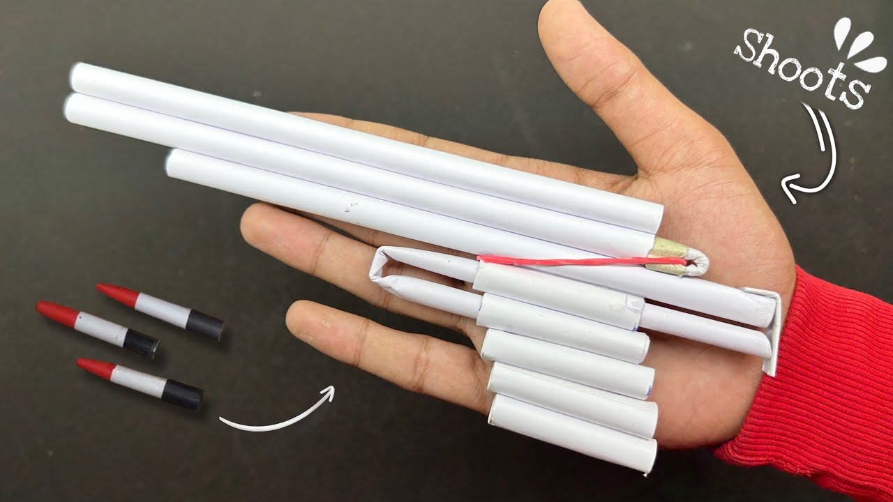 Paper Pistol Gun | How to make a Paper Pistol Gun | Paper Gun making ...