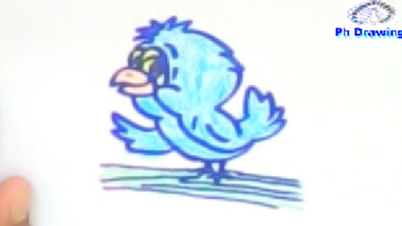 How To Draw A Lovely Birds | Ph Drawing - YouTube