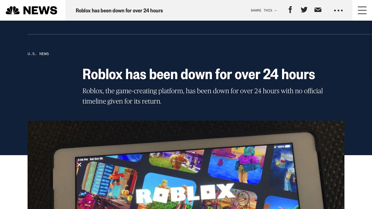 Roblox is dead. - YouTube