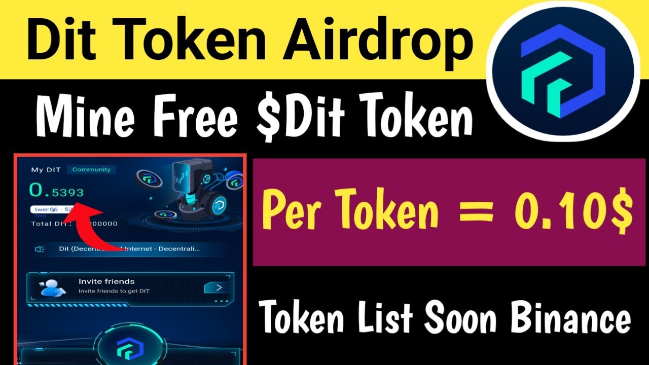 Dit Exchange Airdrop || Reward Instant Dit Token || Mine Daily Dit ...