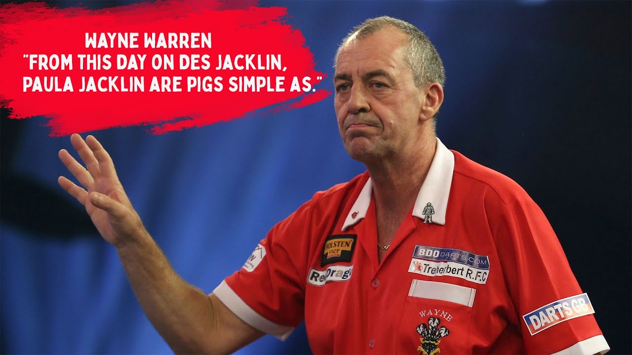 Wayne Warren "From this day on Des Jacklin, Paula Jacklin are pigs ...
