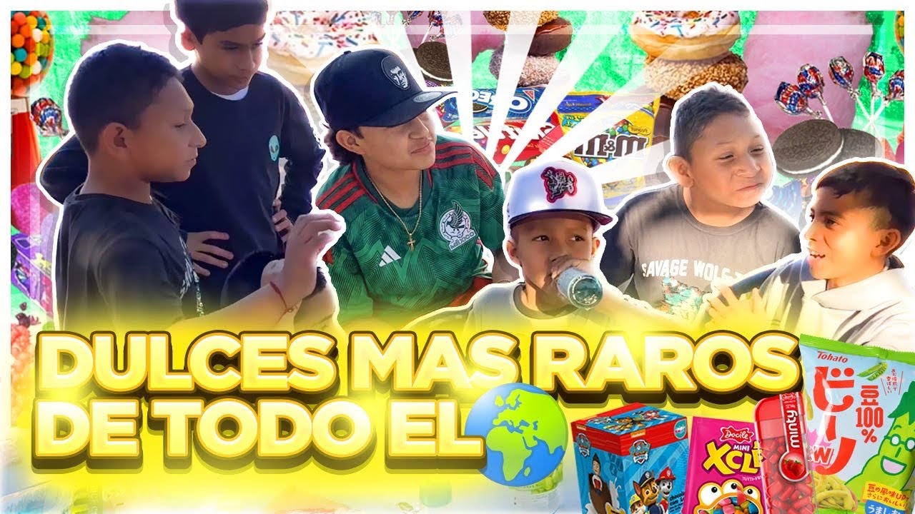 DULCES MÁS RAROS DE TODO EL MUNDO 🌍 ASÍ FUE LA REACCIÓN DE LOS ...