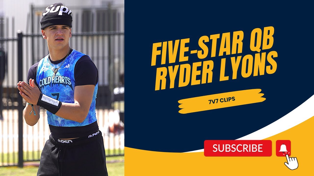 Five-star Michigan QB target is ELITE!!! | Ryder Lyons | Wolverines | # ...