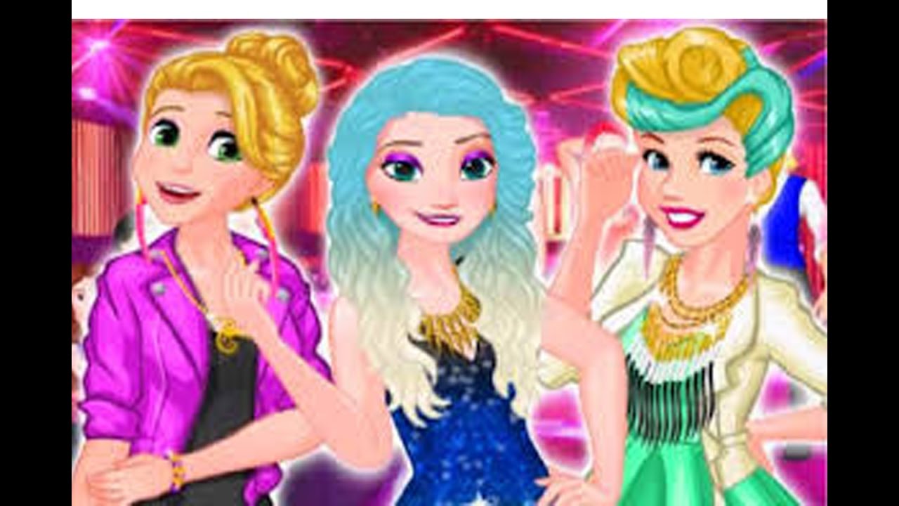 Disney Blonde Princess Night Out - Video Games for Childrens - YouTube