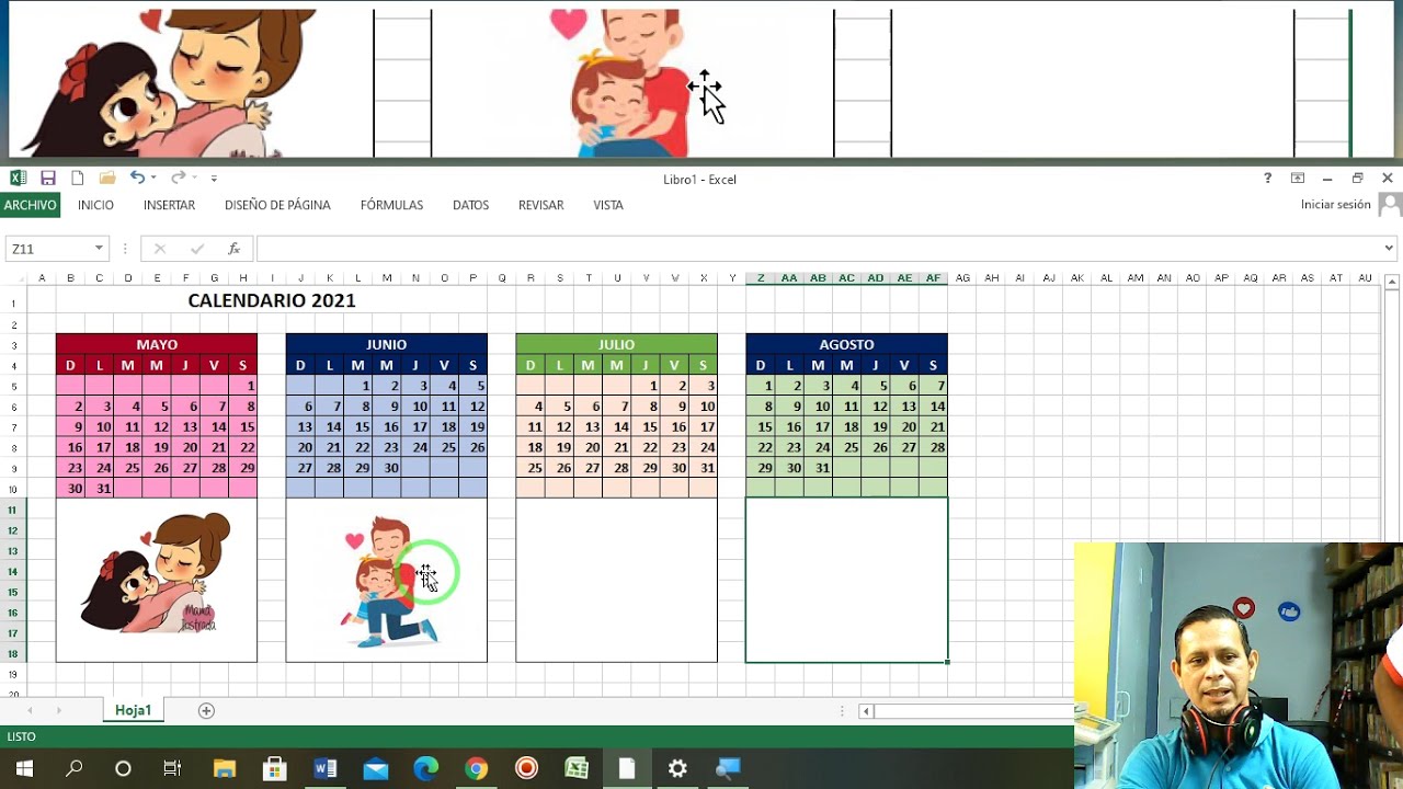 Creando un calendario - YouTube