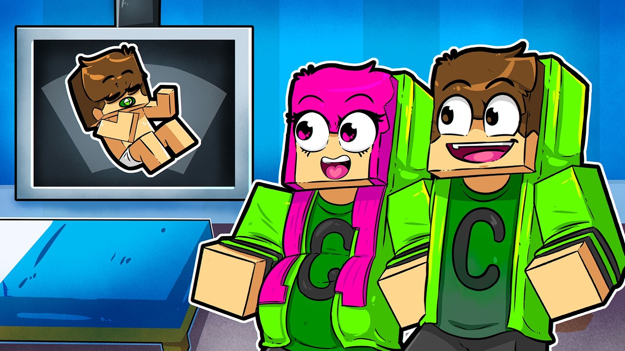 CADRES A Eu Un BÉBÉ Dans Minecraft ! 👶💚 - YouTube