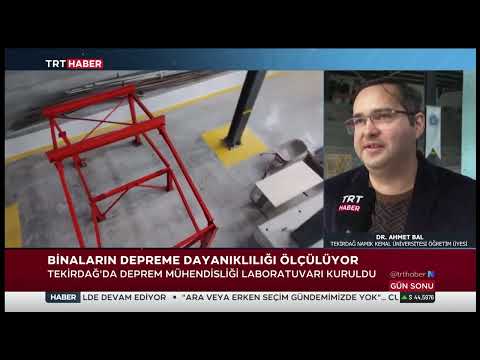 Türkiye’nin En Büyük Yapısal Deprem Mühendisliği Laboratuvarı Tekirdağ Namık Kemal Üniversitesinde