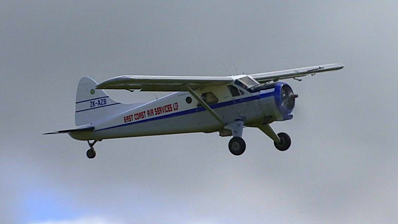 de Havilland Beaver top dressing aircraft - YouTube