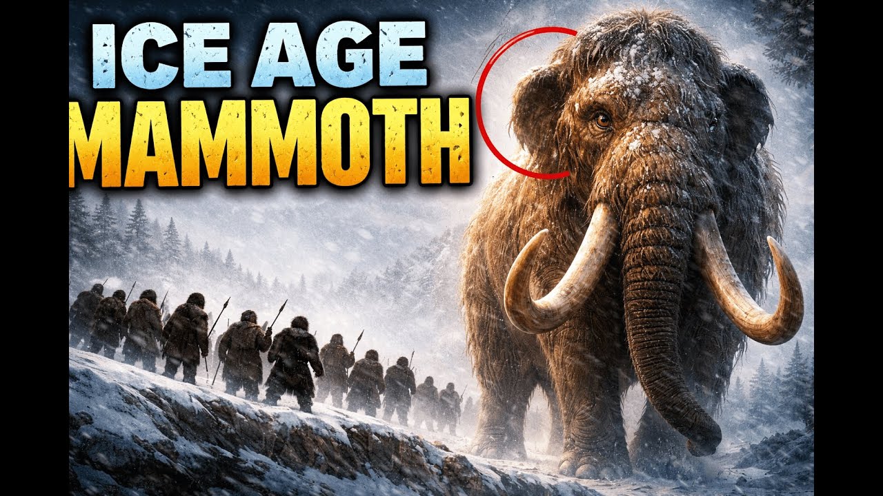 Ice Age Cinematic: A Prehistoric Tribe and the Woolly Mammoth Herd # ...