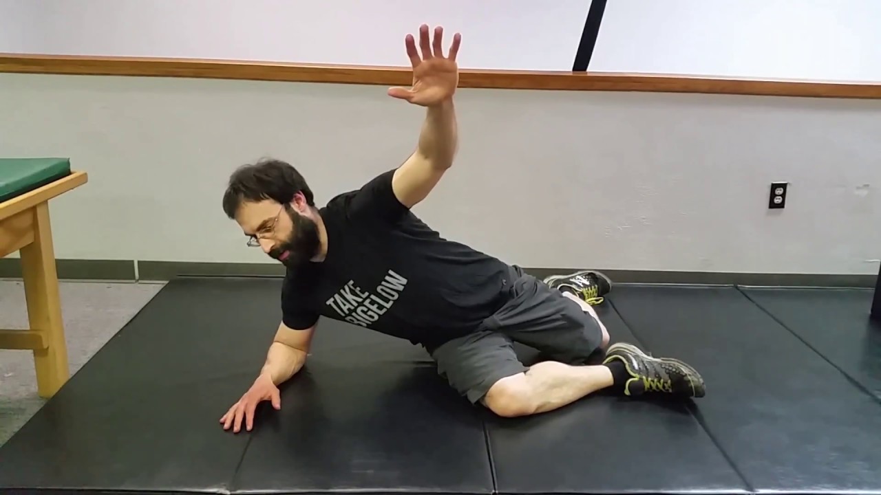High Oblique Sit/Diagonal Sit Side Bridge - Hand Support - YouTube