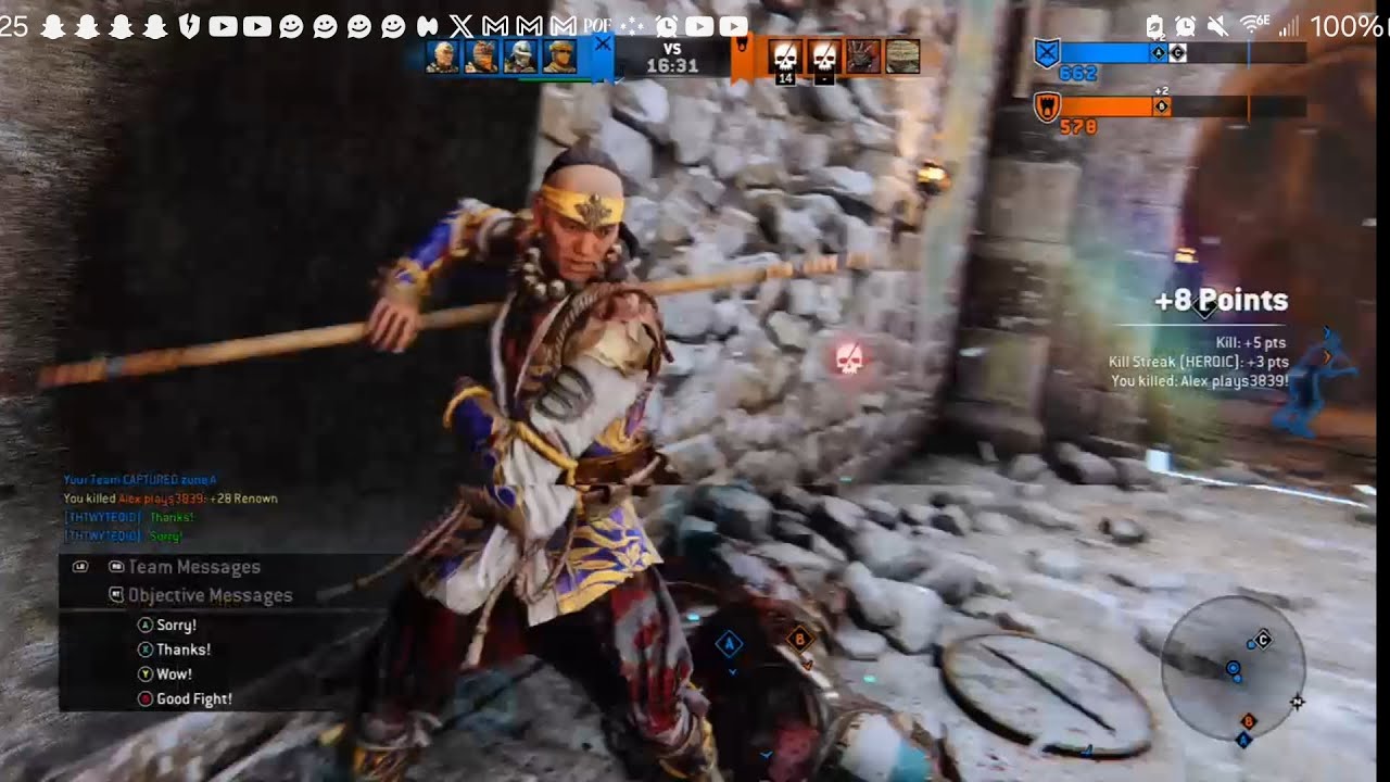 Bro was really tryna push me off that ledge in For Honor - YouTube