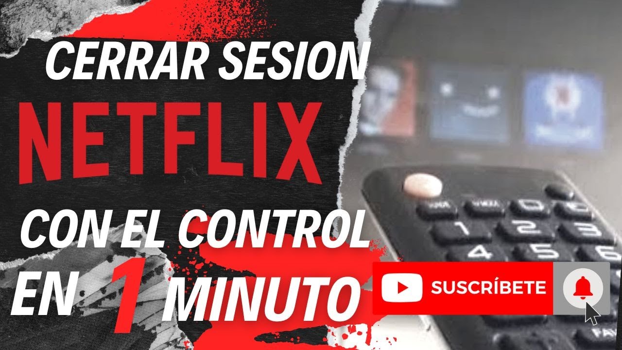 Como cerrar sesión de NETFLIX con el control del Smart TV - YouTube