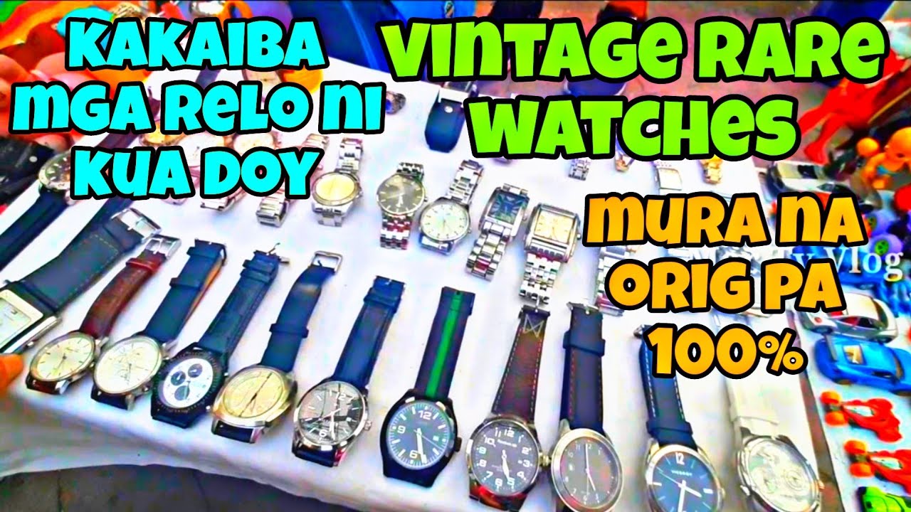 BURAOTAN SA RRCTO TOMAS MAPUA/VINTAGE WATCH AT RARE WATCH - YouTube