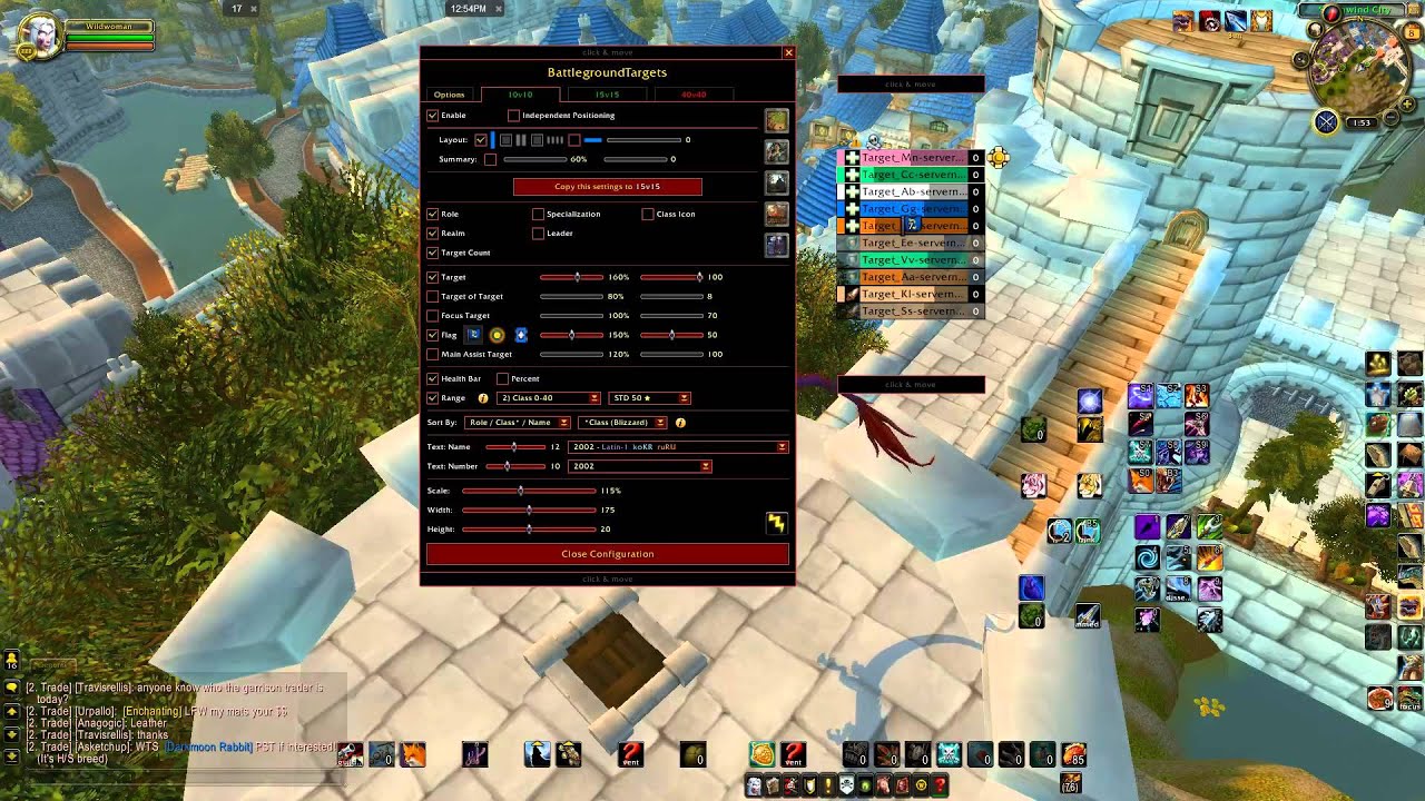 Battleground targets tutorial for AA. pvp in World of Warcraft - YouTube