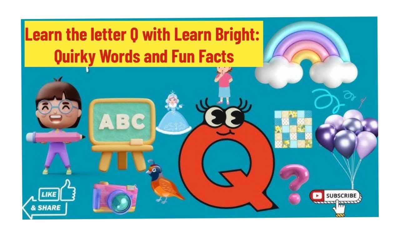 Learn letter Q-letter Q activities for kids-how to trace letter Q(step ...