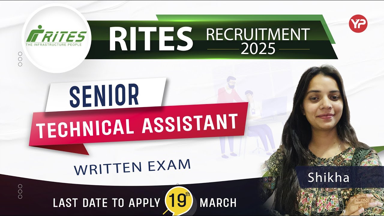 RITES Ltd Recruitment for Senior Technical Assistant | Apply by 19th ...