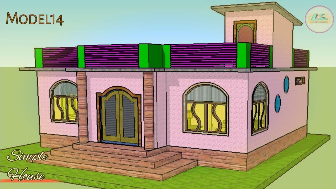 RCC House Design | Simple House Design | Ghar Ka Naksha - YouTube