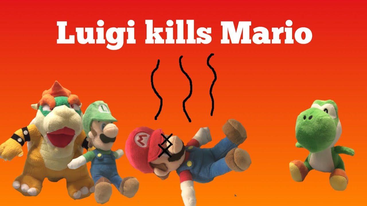 Super Mario plush episode 71 Luigi kills Mario - YouTube