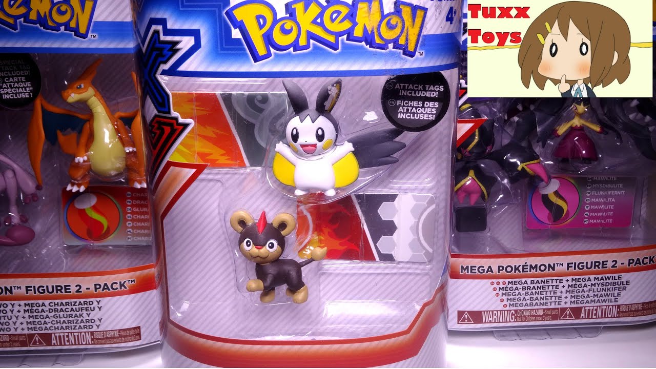 Pokemon Litleo vs Emolga Figure set + 1600 Sub giveaway! - YouTube